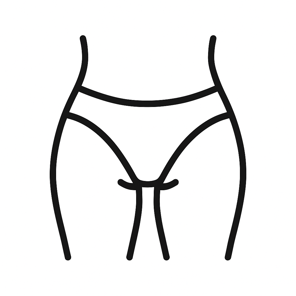 Crow Tattoos on Hip for Women