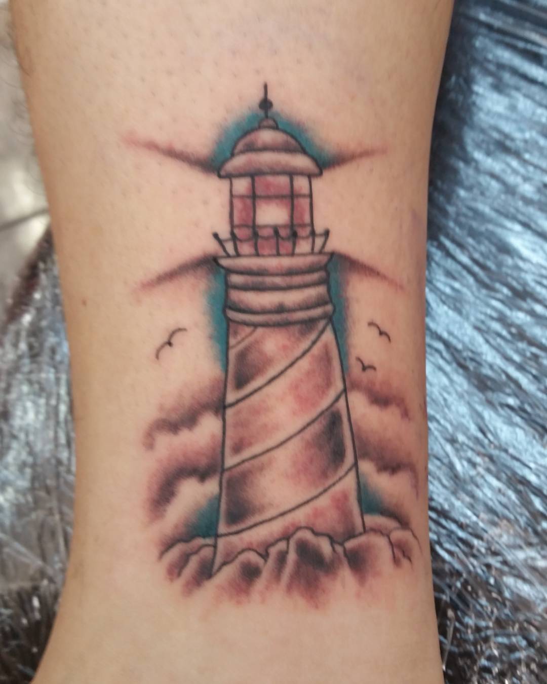 Beacon in the Mist Lighthouse - Tattoos.com