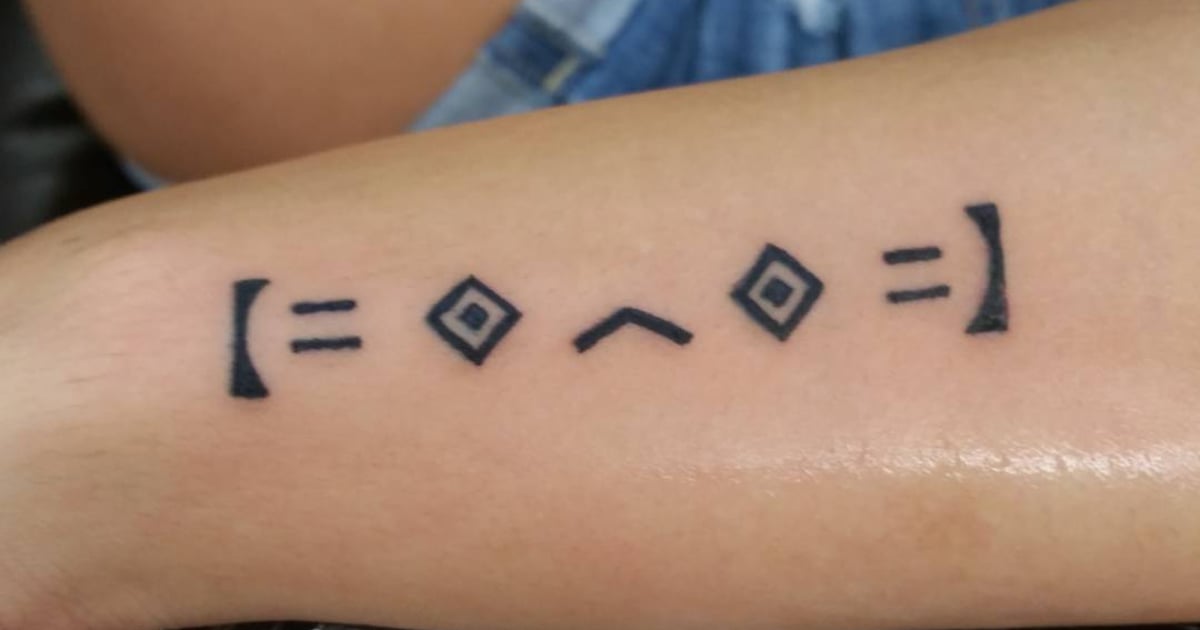 Bracketed Kaomoji Emoticon - Tattoos.com