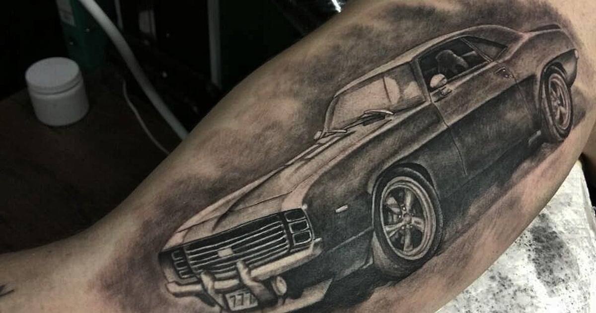 Classic Muscle in Motion - Tattoos.com