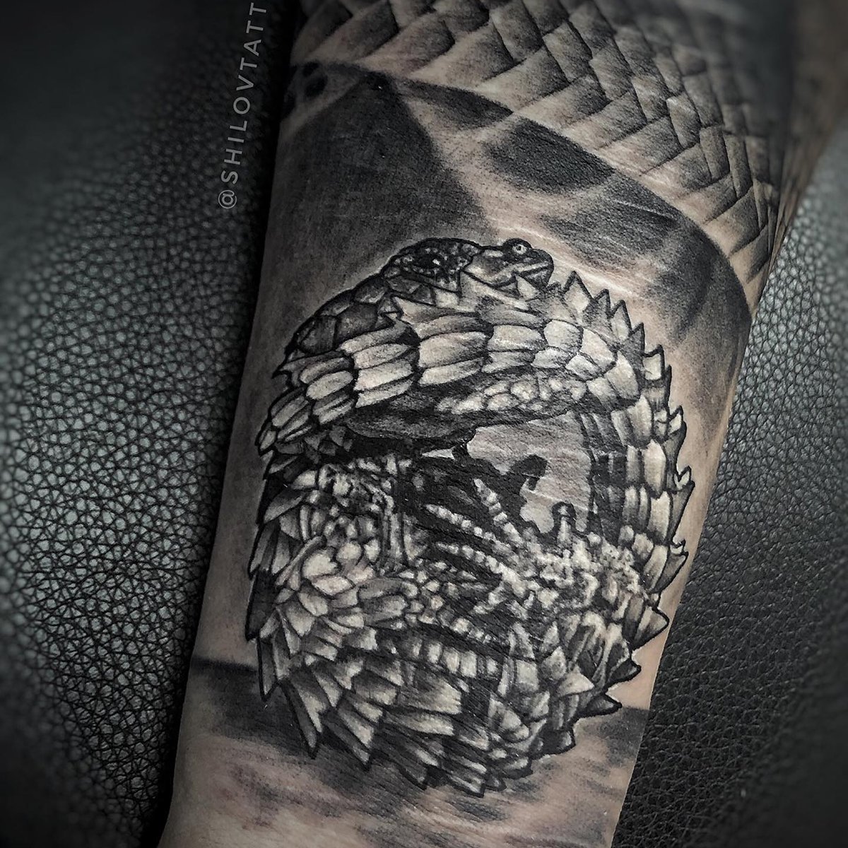 Coiled Scale Guardian - Tattoos.com