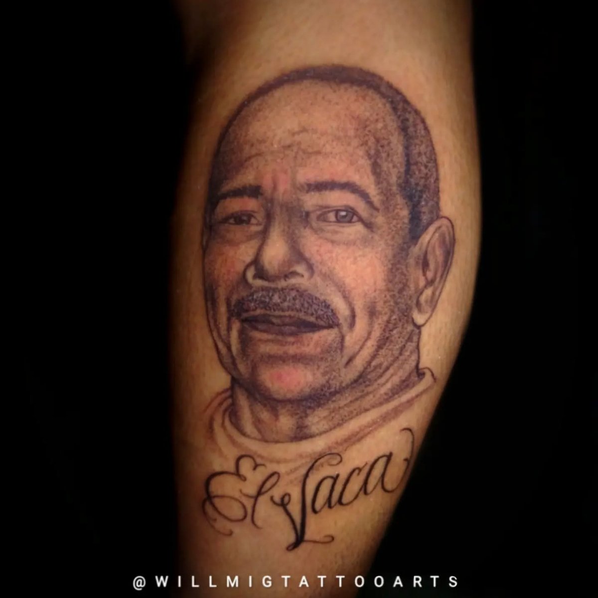 El Vaca Portrait Tribute - Tattoos.com