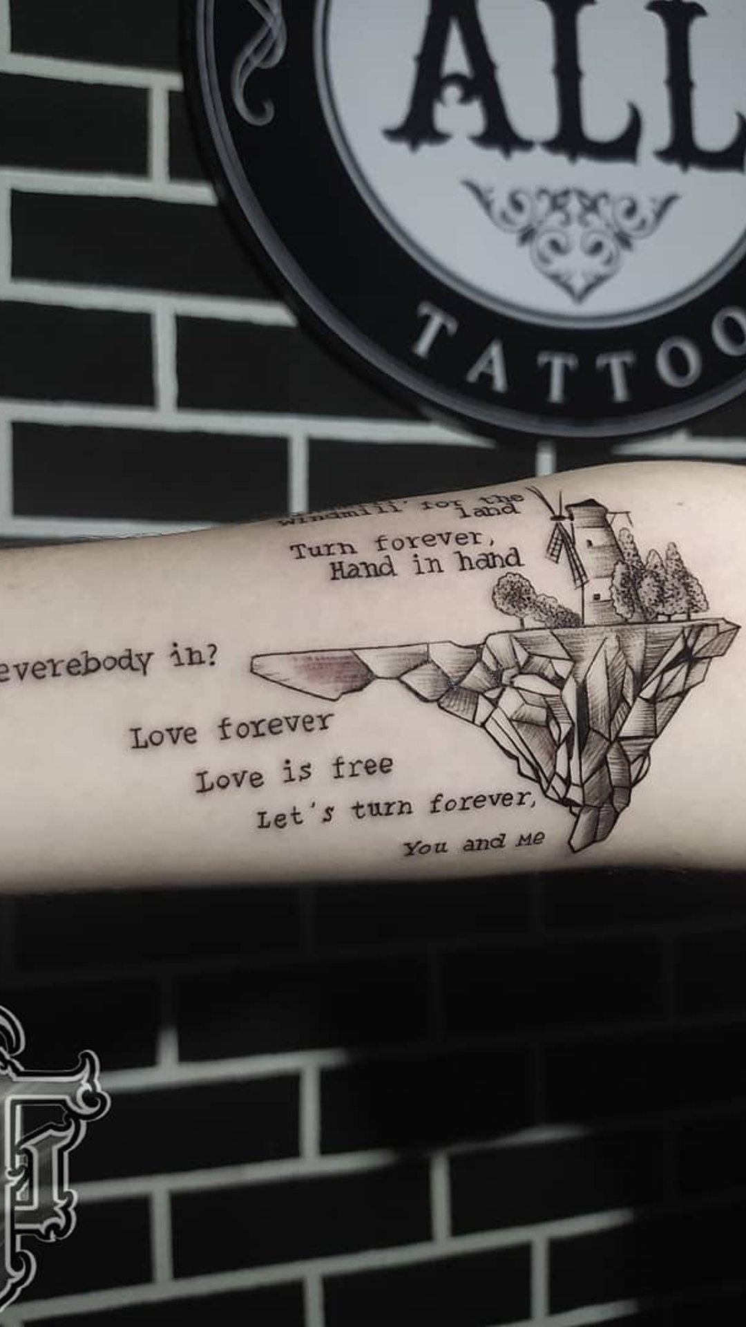 Floating Island & Lyrics - Tattoos.com