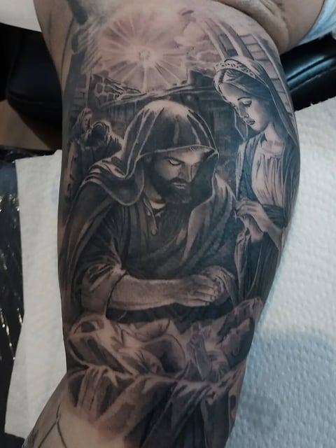 Holy Family Nativity - Tattoos.com