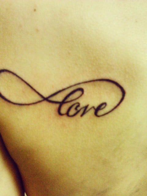 Infinite Love Script - Tattoos.com