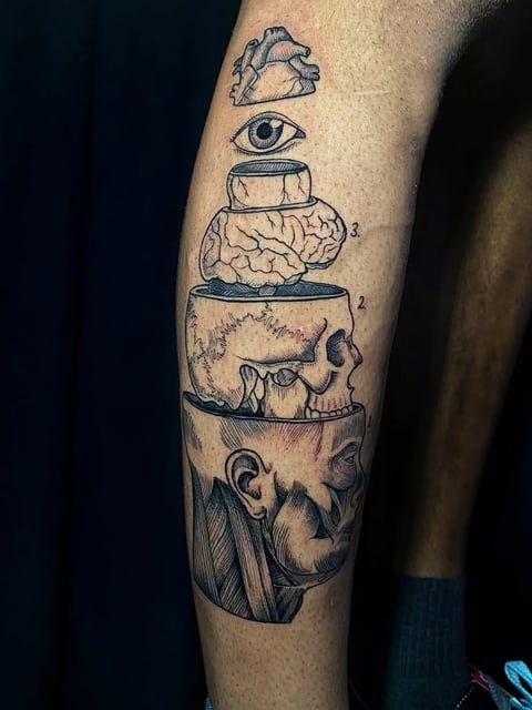 Layered Anatomy Stack - Tattoos.com