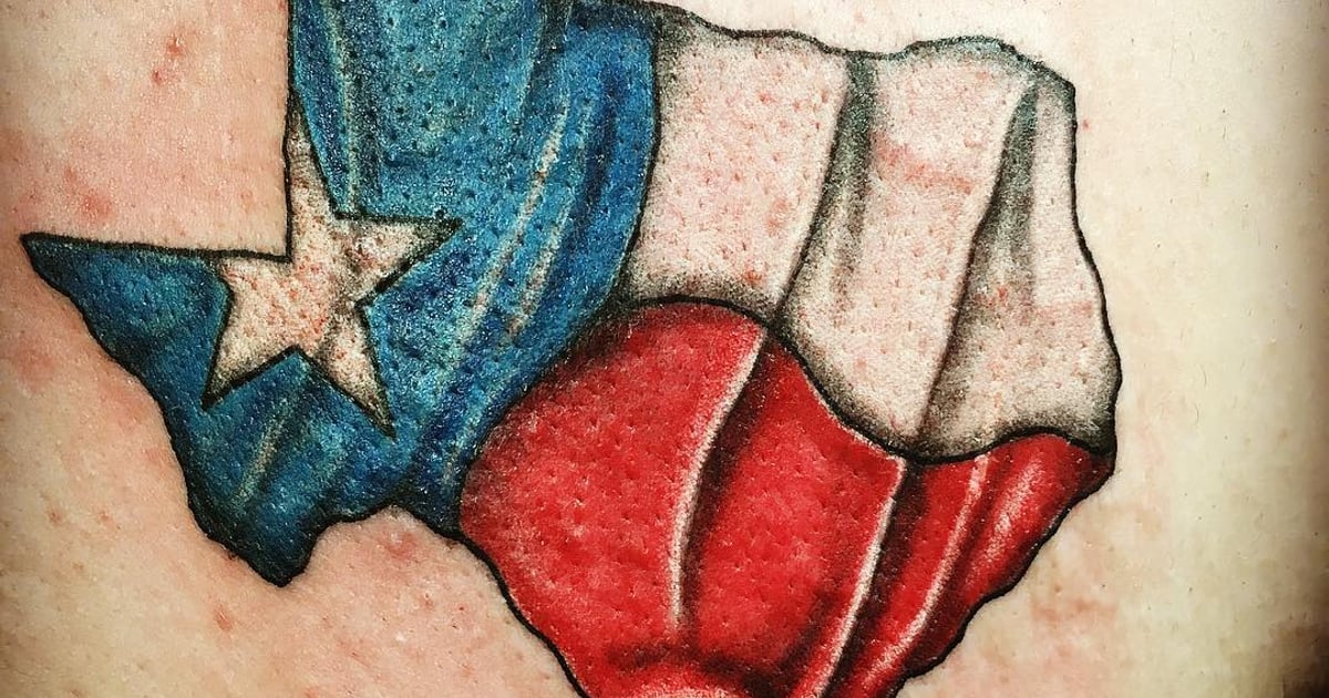 Lone Star State Flag Silhouette - Tattoos.com