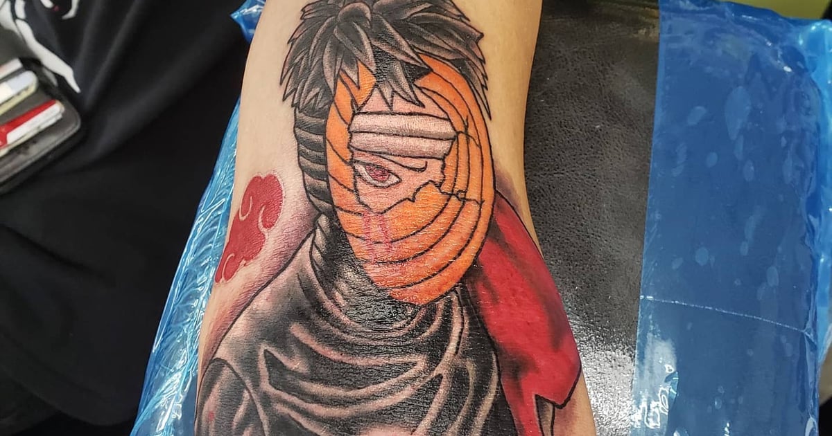 Masked Akatsuki Portrait of Tobi (Obito Uchiha) - Tattoos.com