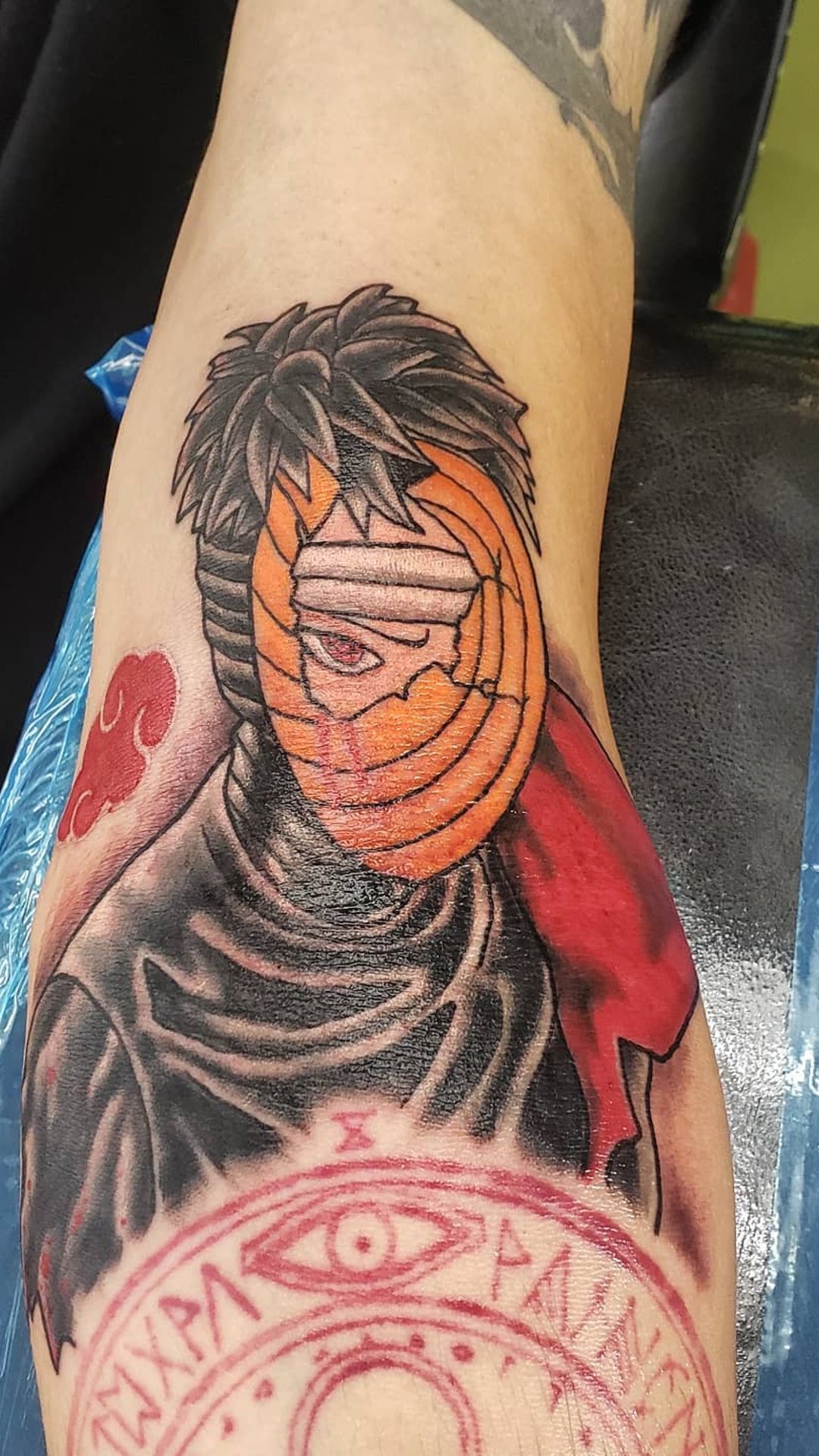Masked Akatsuki Portrait of Tobi (Obito Uchiha) - Tattoos.com