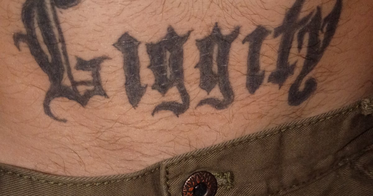 Old English "Giggity" Script - Tattoos.com