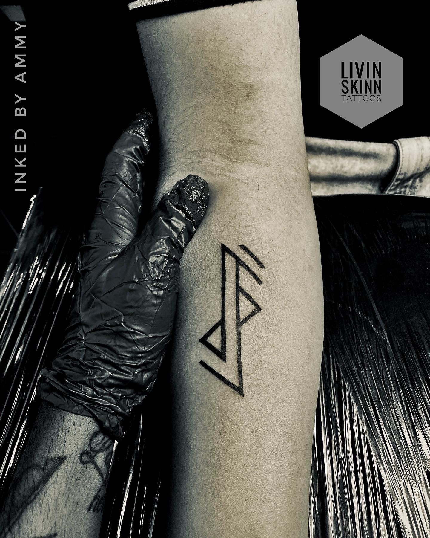 Runic Linework Sigil - Tattoos.com