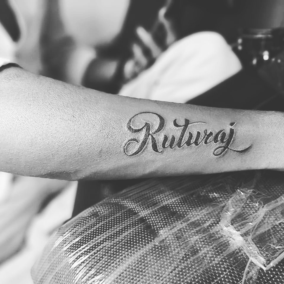 Ruturaj Cursive Script - Tattoos.com