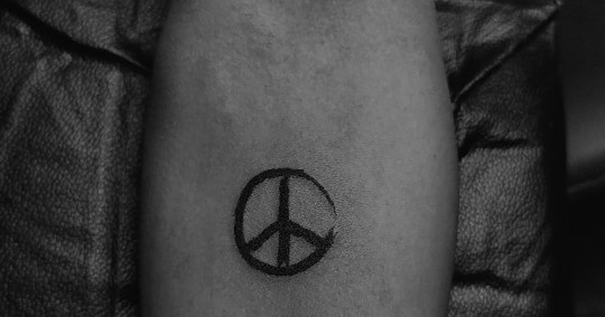 Simple Peace Sign - Tattoos.com