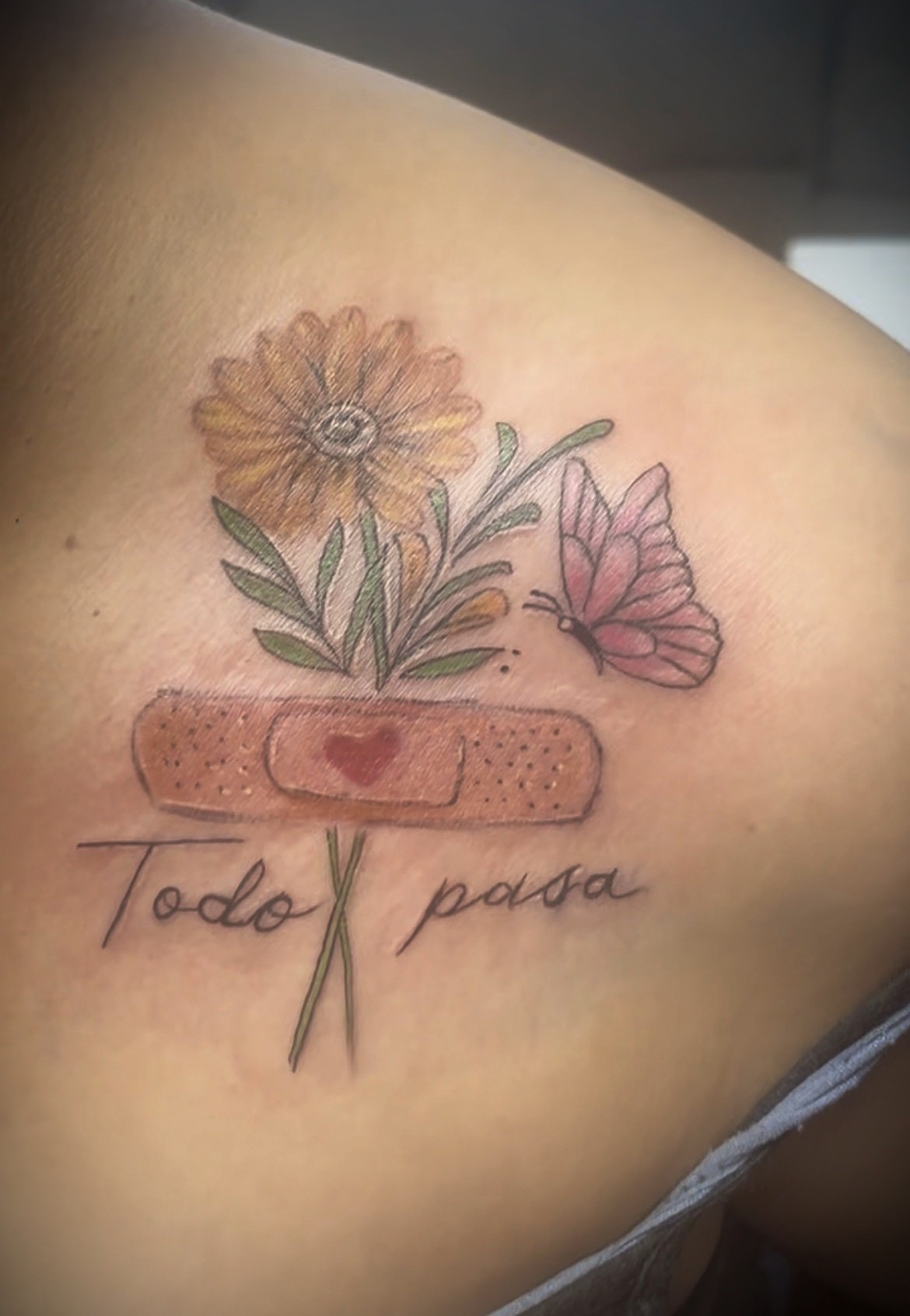 Todo Pasa - Healing Bloom "Everything Passes" | Tattoos.com